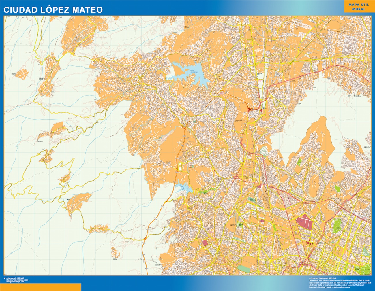 Mapa Ciudad Lopez Mateo en Mexico gigante | Mapas España y el mundo ...